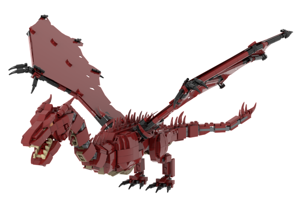 LEGO MOC LOTR Smaug by RidgedBrick | Rebrickable - Build with LEGO