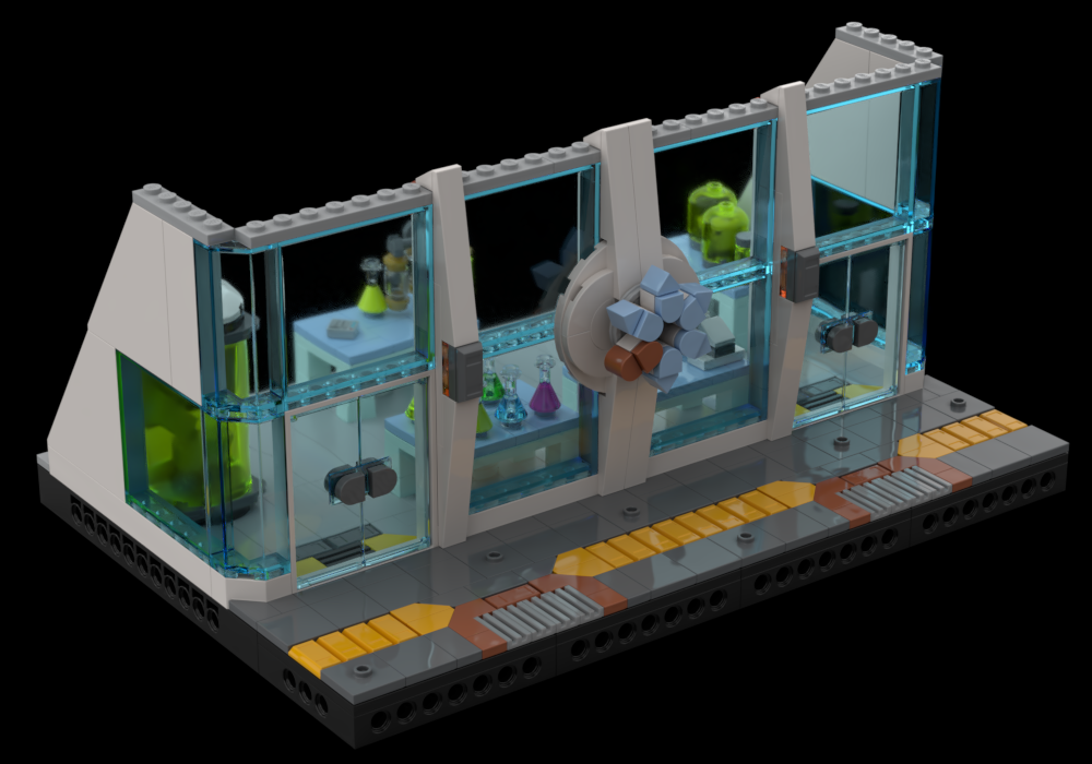 LEGO MOC Chimaera Biosciences Laboratory by OrchardBuilds | Rebrickable ...