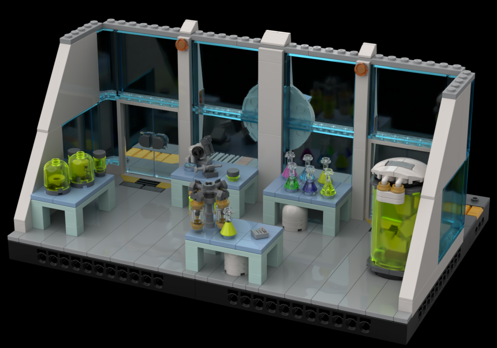 LEGO MOC Chimaera Biosciences Laboratory by OrchardBuilds | Rebrickable ...