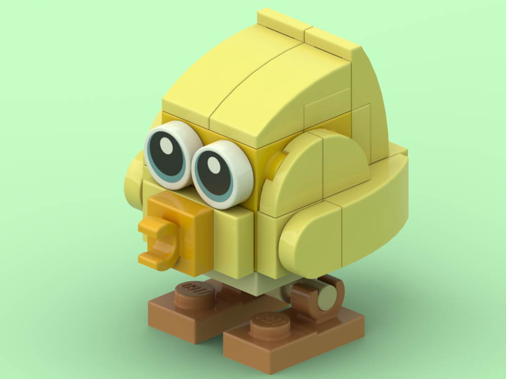 LEGO MOC Tiny Chick by Jeruvian | Rebrickable - Build with LEGO
