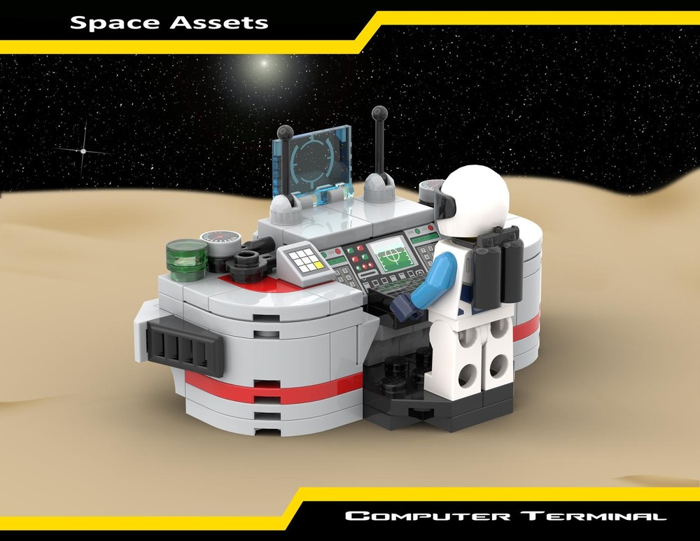 LEGO MOC Computer Terminal by Legocionado | Rebrickable - Build with LEGO