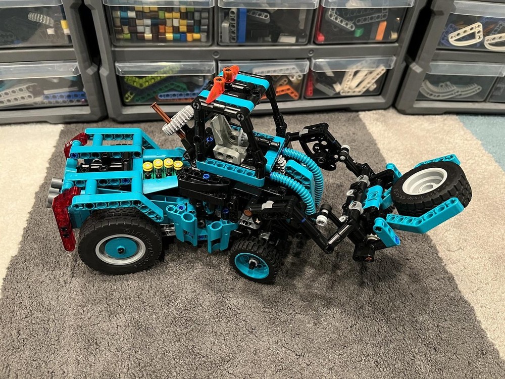 LEGO MOC Wheel Loader with Grabber by TechnicRCRacer | Rebrickable ...