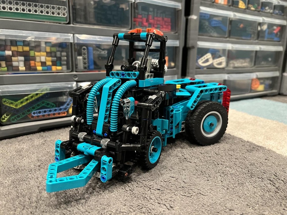 LEGO MOC Wheel Loader with Grabber by TechnicRCRacer | Rebrickable ...