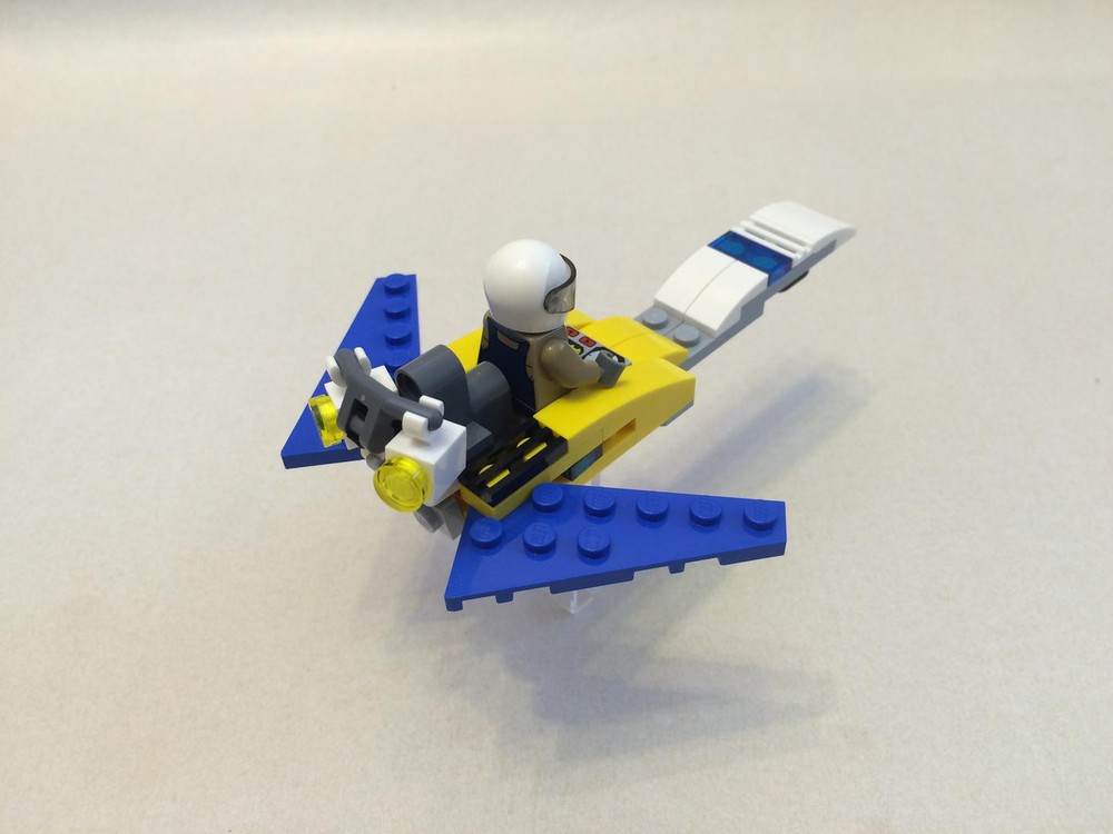 LEGO MOC 30359 Police Jet by plastic.ati | Rebrickable - Build with LEGO