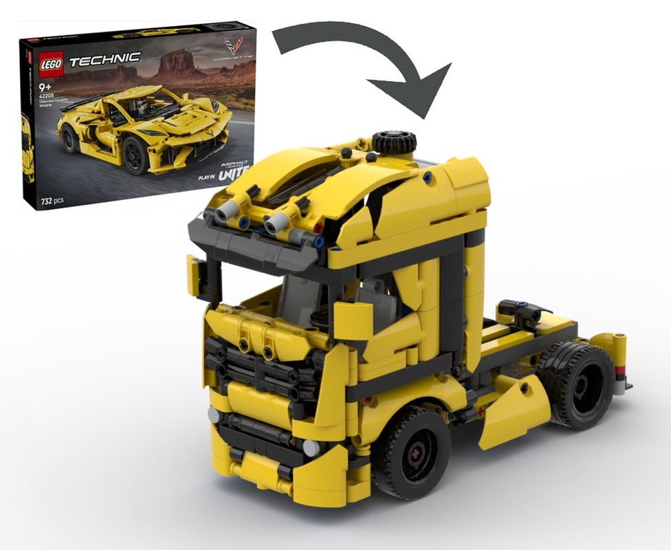 LEGO MOC 42205 model B - Hornet truck by XaeroZKota | Rebrickable ...