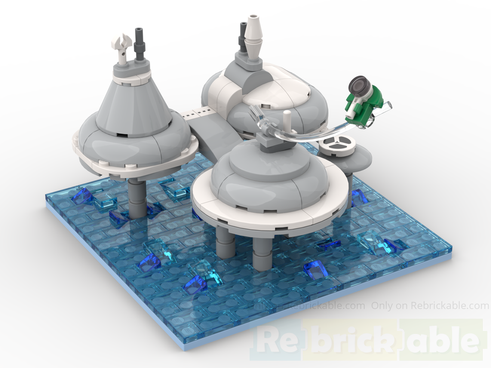 LEGO MOC Kamino Mini Diorama by LeFisch | Rebrickable - Build with LEGO