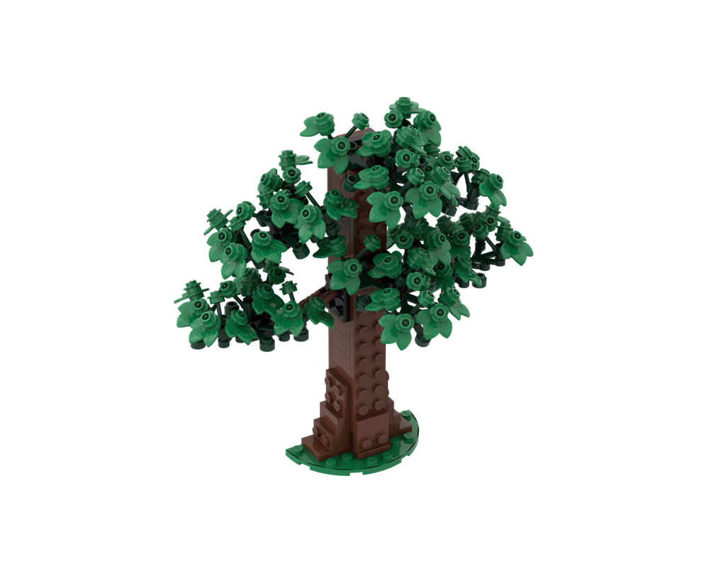 LEGO MOC The tree with leaves of the Shire by GG125FR | Rebrickable ...