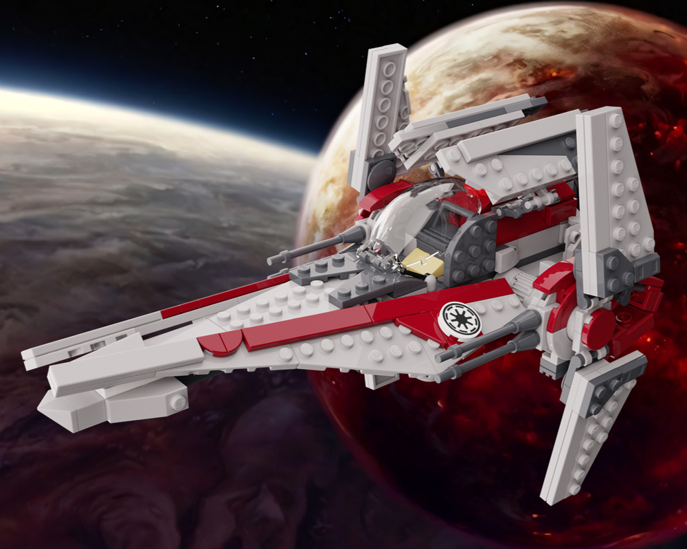 LEGO MOC-220122 Alpha-3 Nimbus-Class V-Wing Starfighter by prismaprawn ...