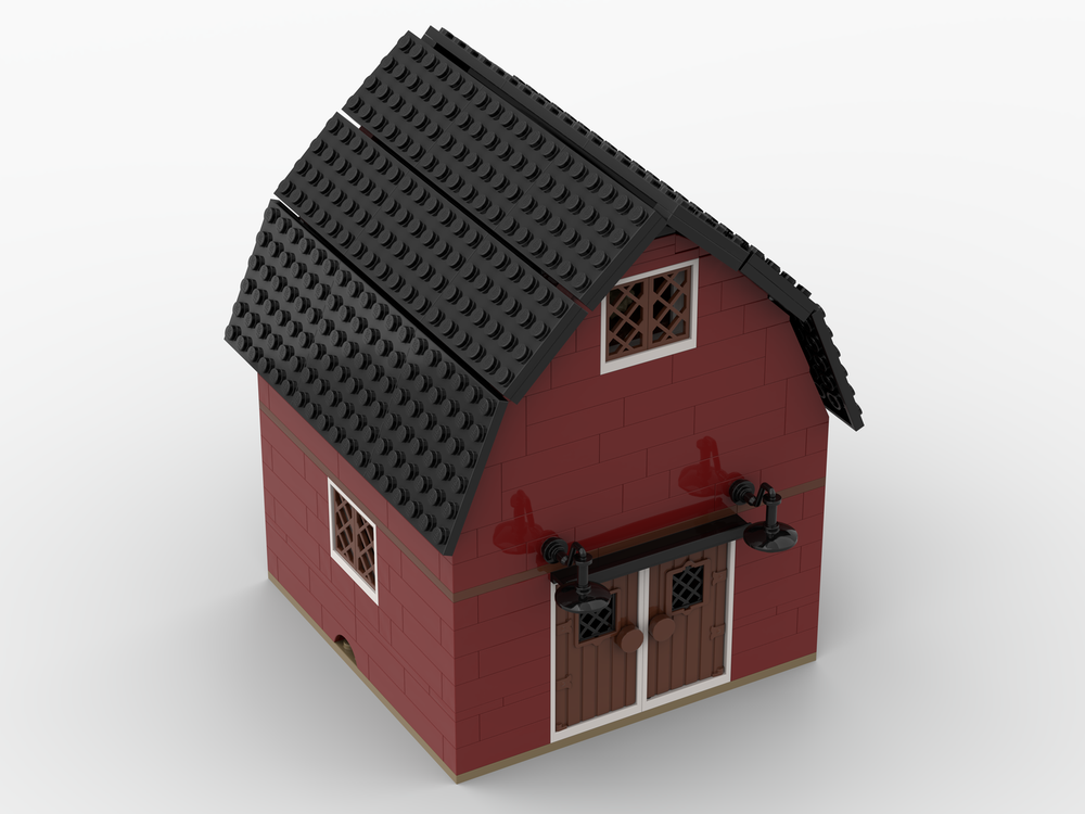 LEGO MOC Small Barn - Red Version by BrickMind | Rebrickable - Build ...