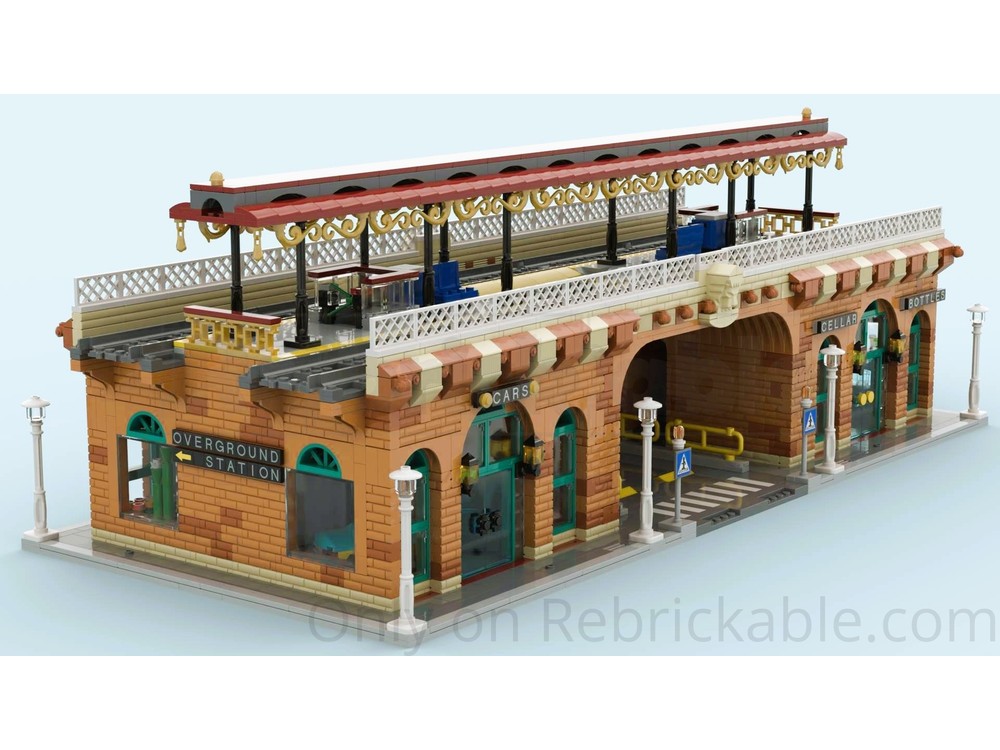 LEGO MOC Overground Station by Albox82 | Rebrickable - Build with LEGO
