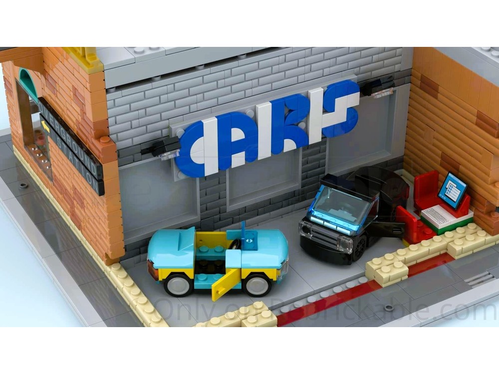 LEGO MOC Overground Station by Albox82 | Rebrickable - Build with LEGO