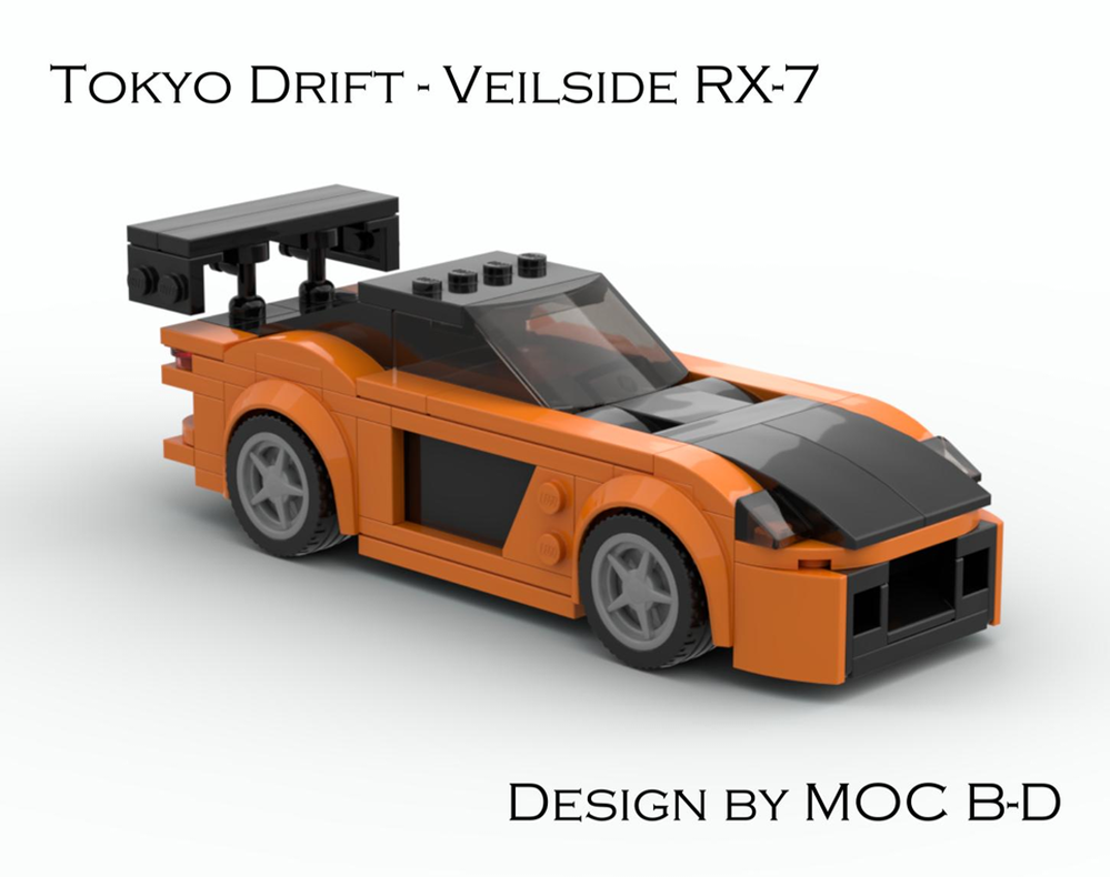 LEGO MOC F&F Tokyo Drift - Veilside RX-7 by MOC B-D | Rebrickable ...