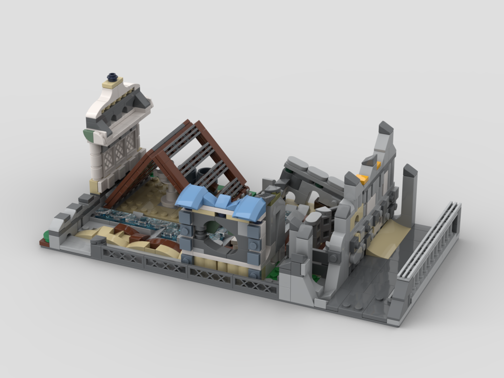 LEGO MOC Modular Ancient Ruins 4 by BrickAndBuildsI | Rebrickable ...