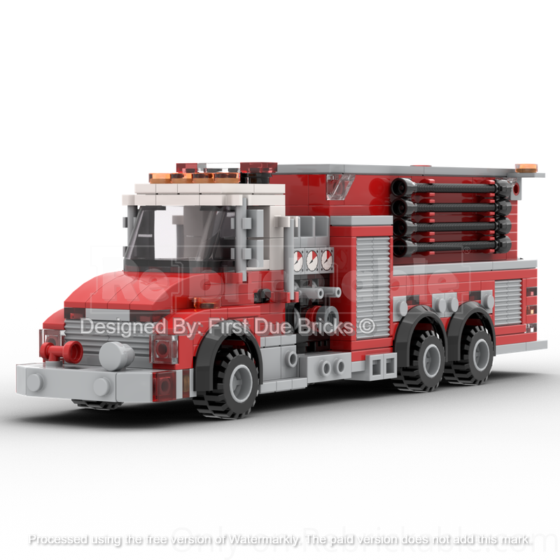 LEGO MOC American Commercial Cab Tanker/Tender by First Due Bricks ...