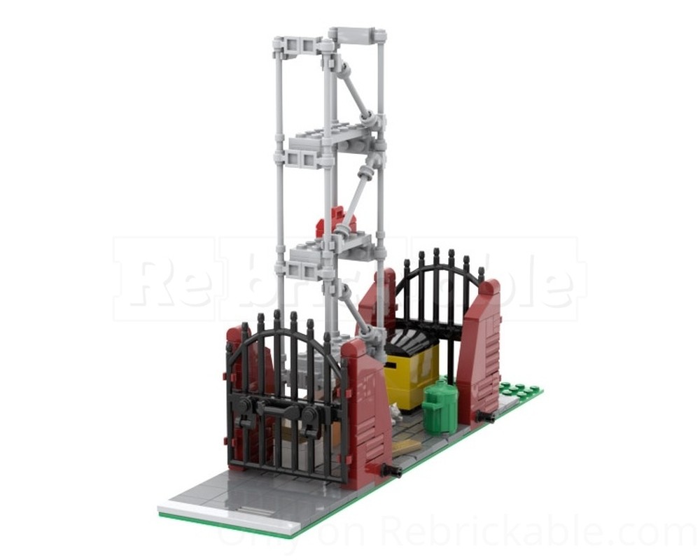LEGO MOC Alleyway Modular by Soandso | Rebrickable - Build with LEGO