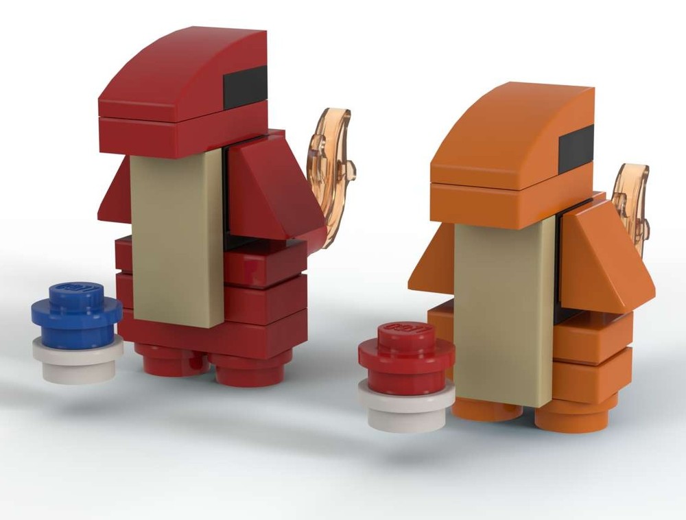 LEGO MOC Charmander and Charmeleon by SwordBricks | Rebrickable - Build ...