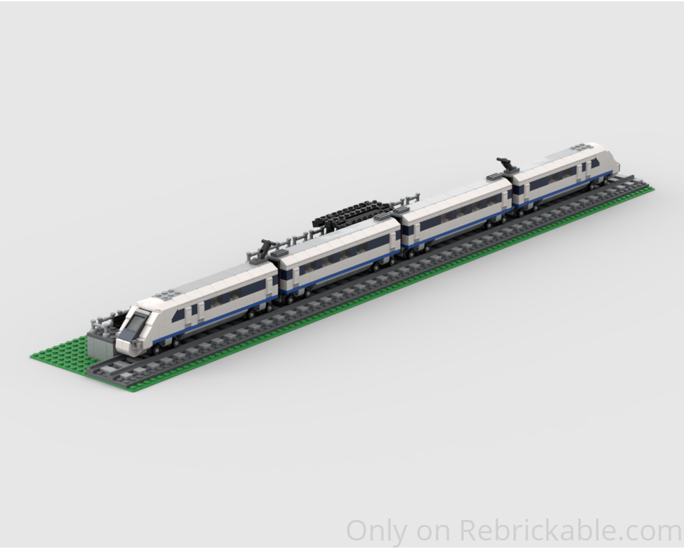 LEGO MOC MidiScale Train station by S-Brick | Rebrickable - Build with LEGO