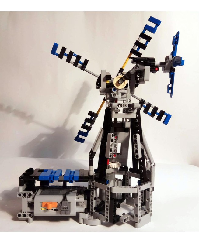 LEGO MOC 42063 C model: Mill by MK constructor | Rebrickable - Build ...
