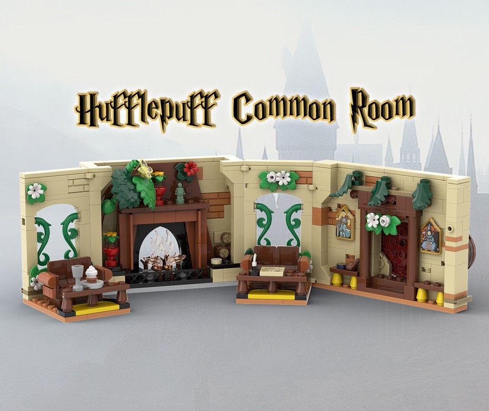 LEGO MOC House Common Room (Huffle puff) by micmacpadwac | Rebrickable ...