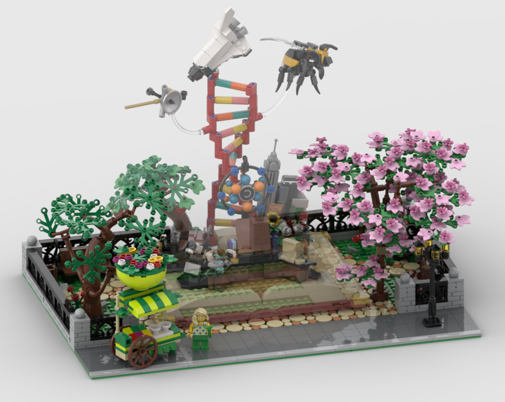 LEGO MOC Modular STEM Park - Display for set 21355 The Evolution of ...