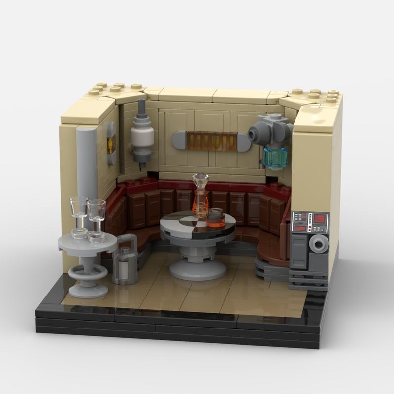 LEGO MOC Cantina Booth Minifigure Display by Rebel.Punk | Rebrickable ...