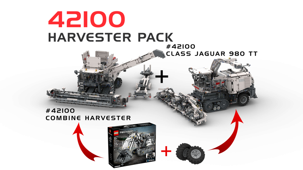 LEGO MOC 42100 Harvester Pack by lars_4444 | Rebrickable - Build with LEGO