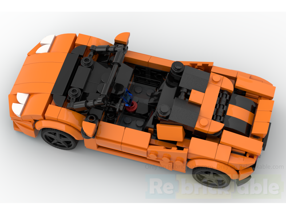 LEGO MOC Lamborghini Huarcan EVO Spyder by XYS_MOC | Rebrickable - Build with LEGO