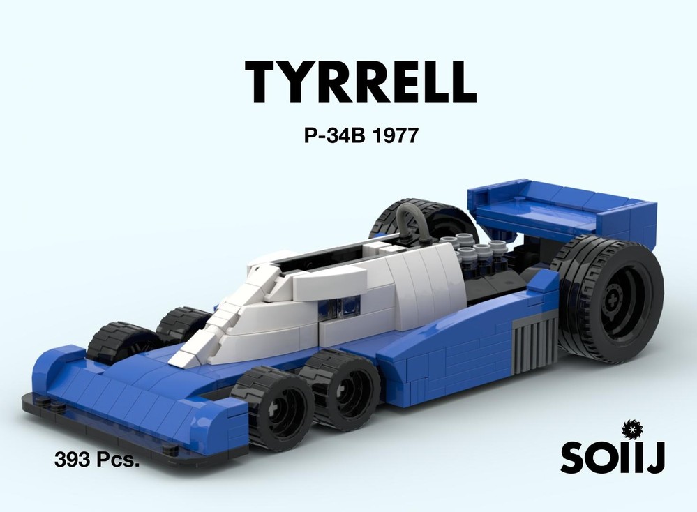 LEGO MOC Tyrrell P-34B 1977 Formula 1 season (Ronnie Peterson, Patrick ...