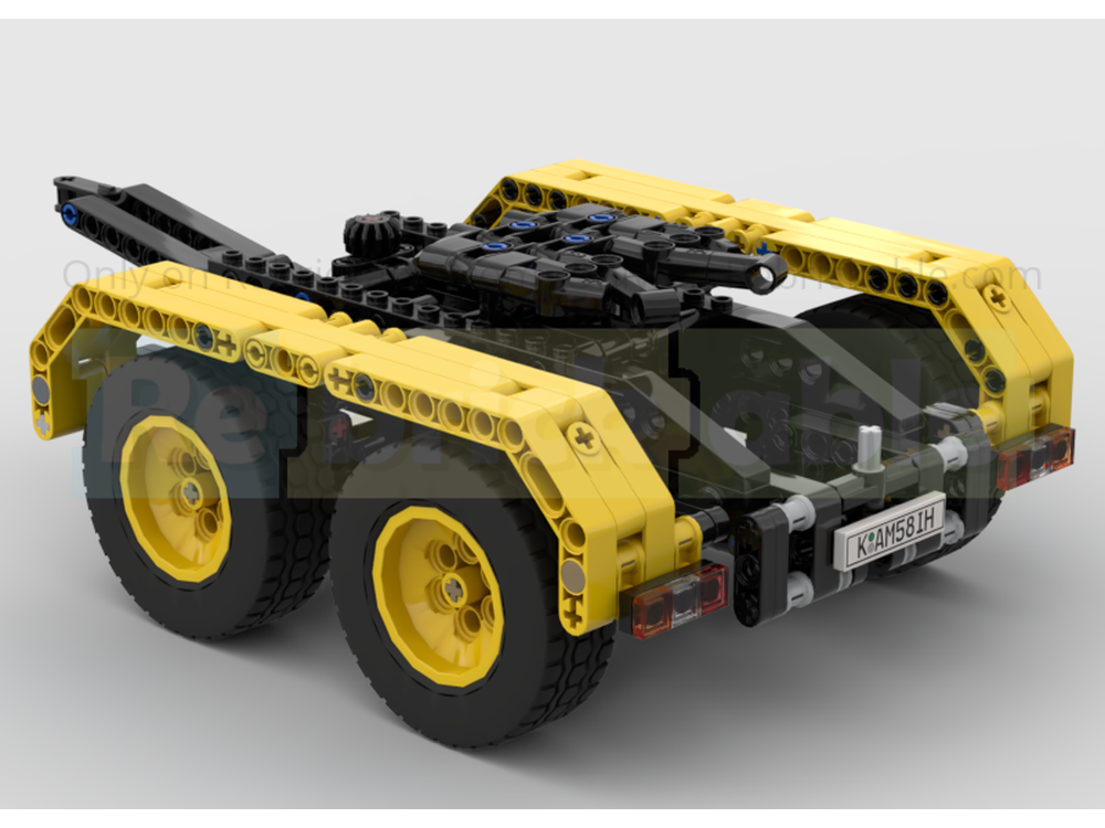 LEGO MOC Tandem Dolly Arocs Scale by TECHNICer83 | Rebrickable - Build ...