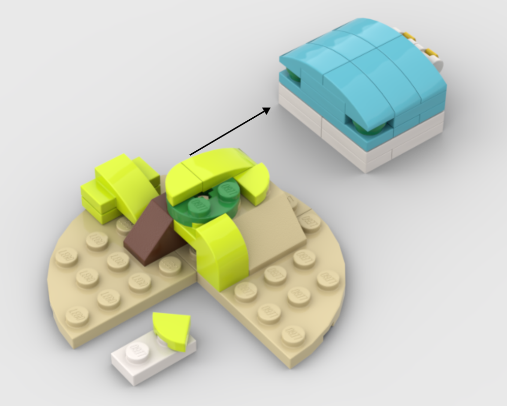 LEGO MOC 31128 Treasure Island by Rovel | Rebrickable - Build with LEGO