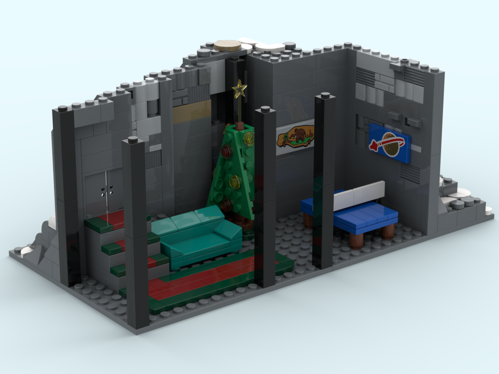 LEGO MOC Mountain Base fo Elf Clubhouse by CareBearBrick | Rebrickable ...