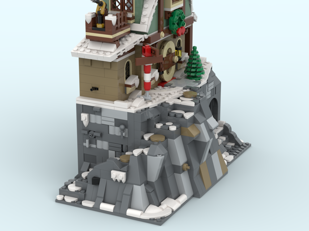 LEGO MOC Mountain Base fo Elf Clubhouse by CareBearBrick | Rebrickable ...