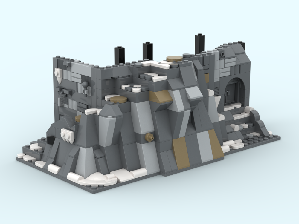 LEGO MOC Mountain Base fo Elf Clubhouse by CareBearBrick | Rebrickable ...