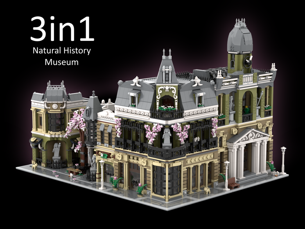 LEGO MOC-220269 3in1 10326 Natural History Museum Alternative Builds by ...