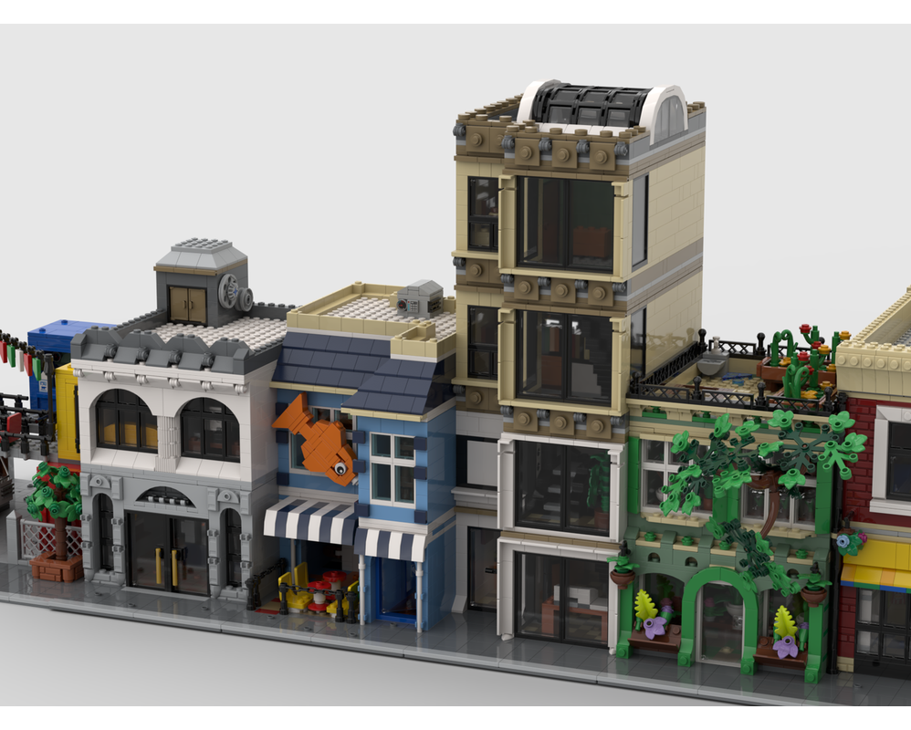 LEGO MOC-220271 Modular Office Building by brickmanspark | Rebrickable ...