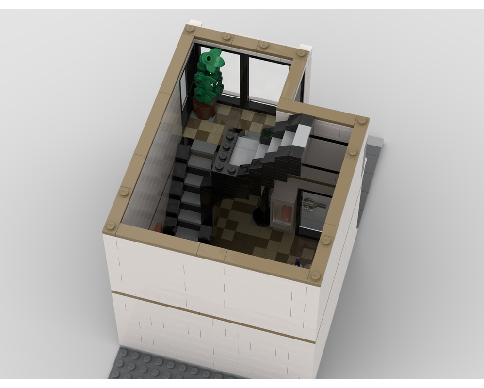 LEGO MOC Modular Office Building by brickmanspark | Rebrickable - Build ...