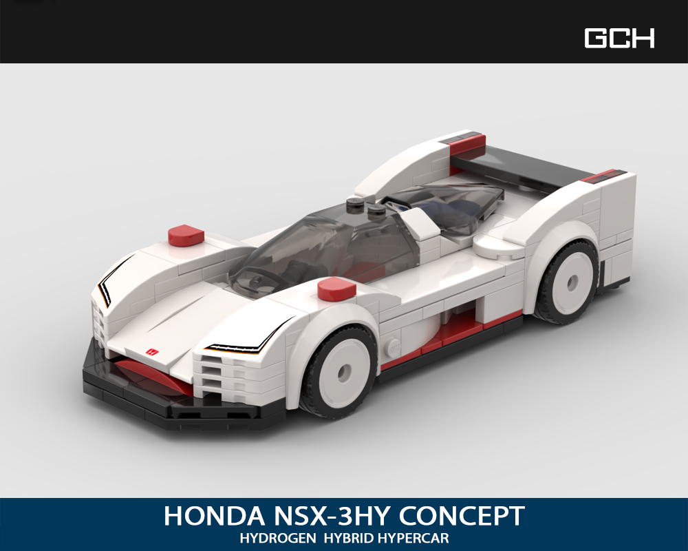 LEGO MOC Honda NSX Hydrogen Hybrid Hypercar custom by GCh | Rebrickable ...
