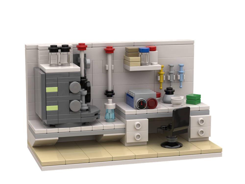 LEGO MOC Biochemistry Lab - Chromatography by Alquimia | Rebrickable ...
