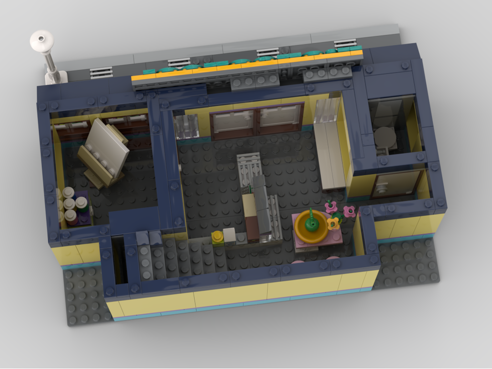 LEGO MOC Modular Heartlake High School by BrickAndBuildsI | Rebrickable ...