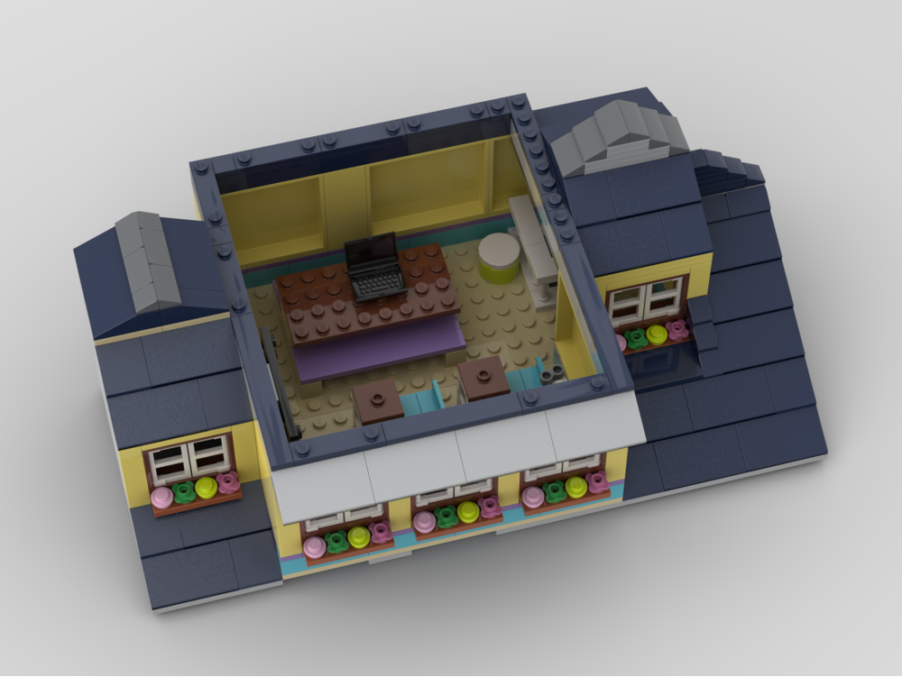 LEGO MOC Modular Heartlake High School by BrickAndBuildsI | Rebrickable ...