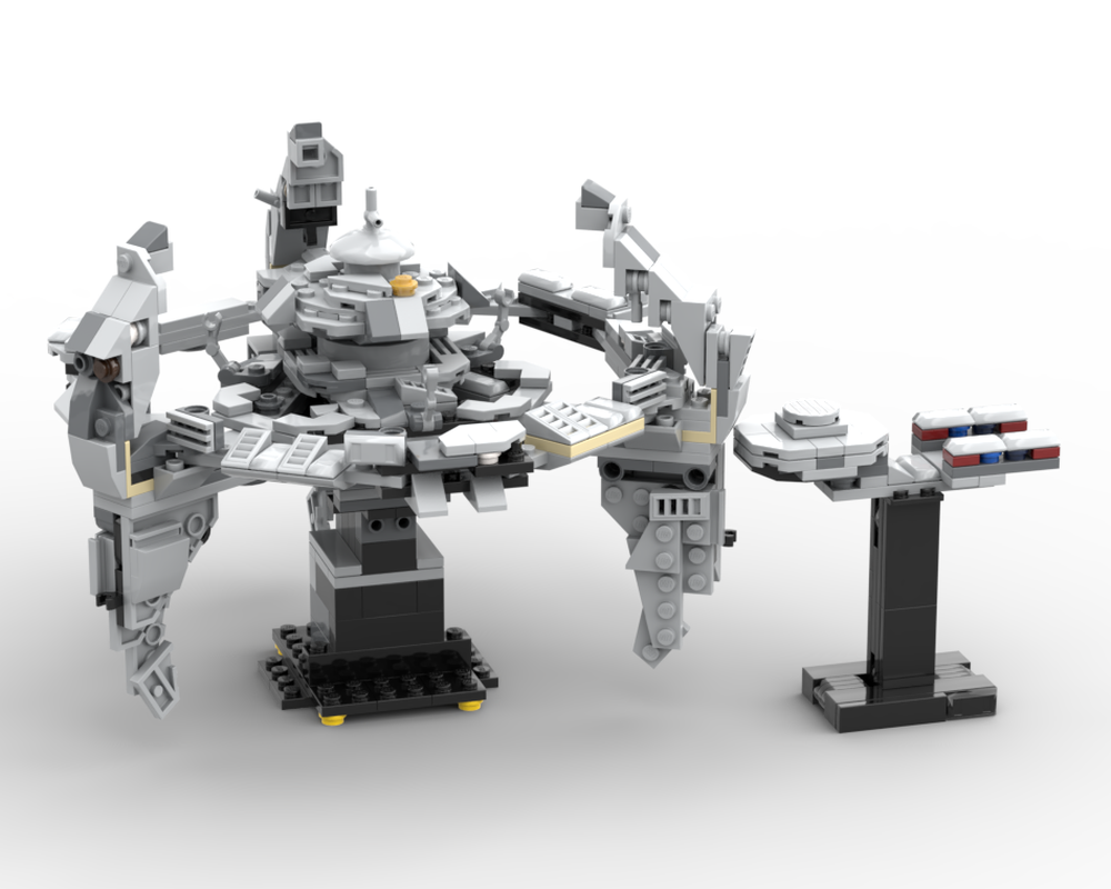 LEGO MOC Deep Space Nine featuring USS Enterprise by solzimm ...