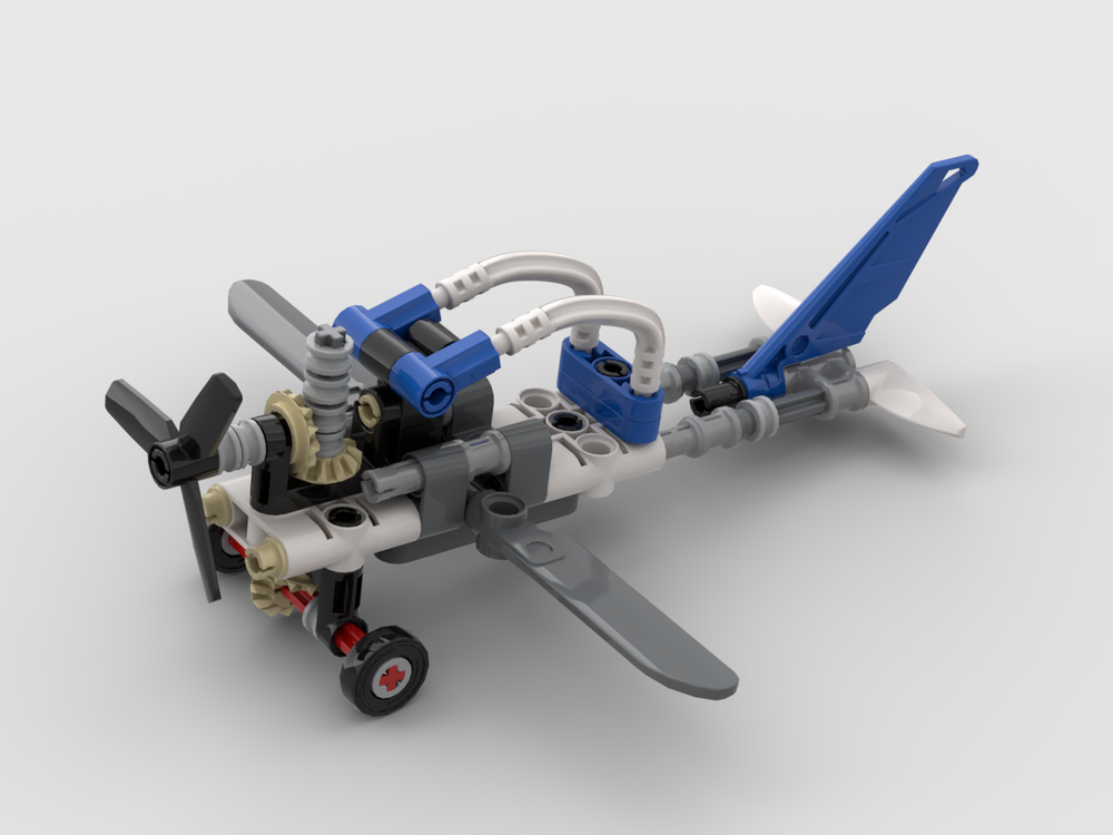 LEGO MOC 412503 Propeller Airplane by Larsagri | Rebrickable - Build ...