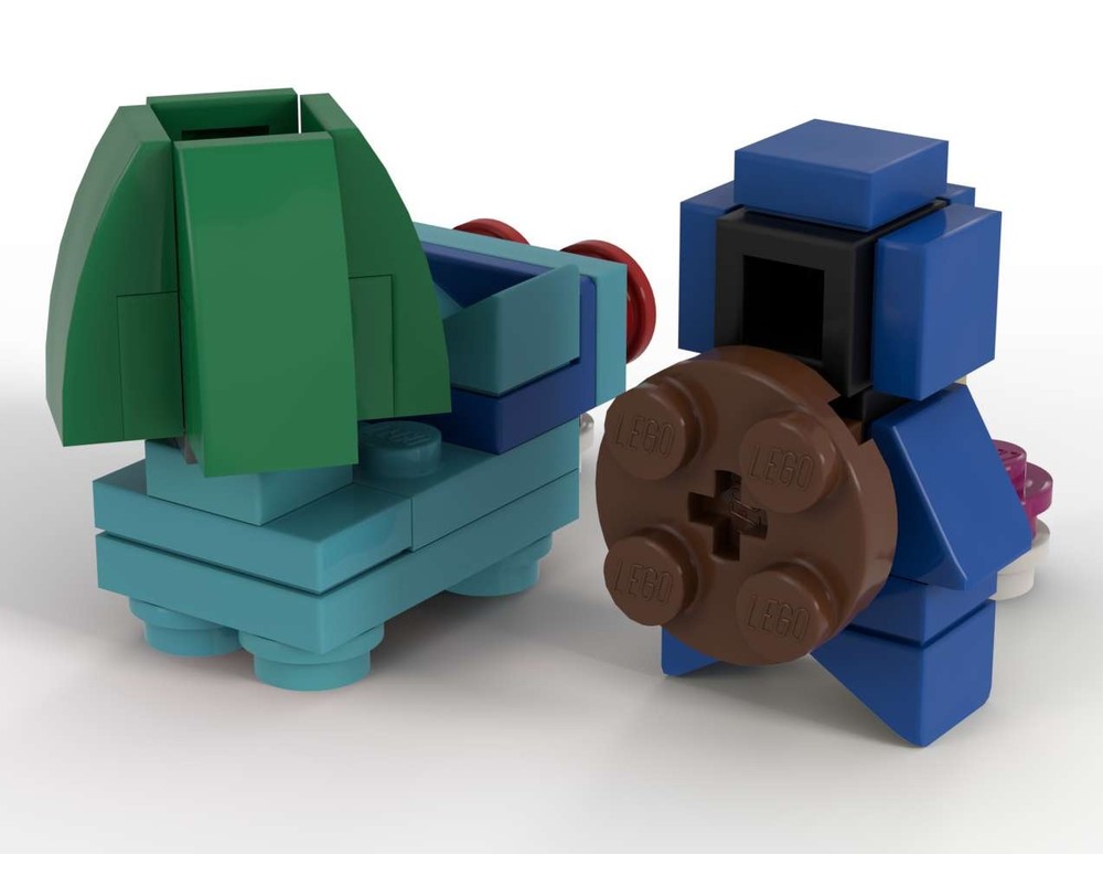 LEGO MOC Squirtle and Bulbasaur by SwordBricks | Rebrickable - Build ...