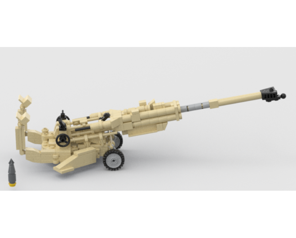 LEGO MOC 1:35 M777 155mm Howitzer by Military_Man | Rebrickable - Build ...