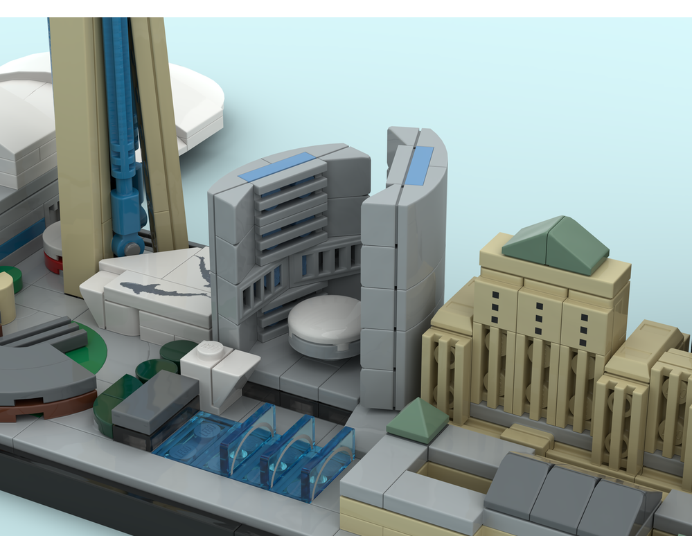 LEGO MOC-220320 City of Toronto Skyline by AtoningUnifex | Rebrickable ...