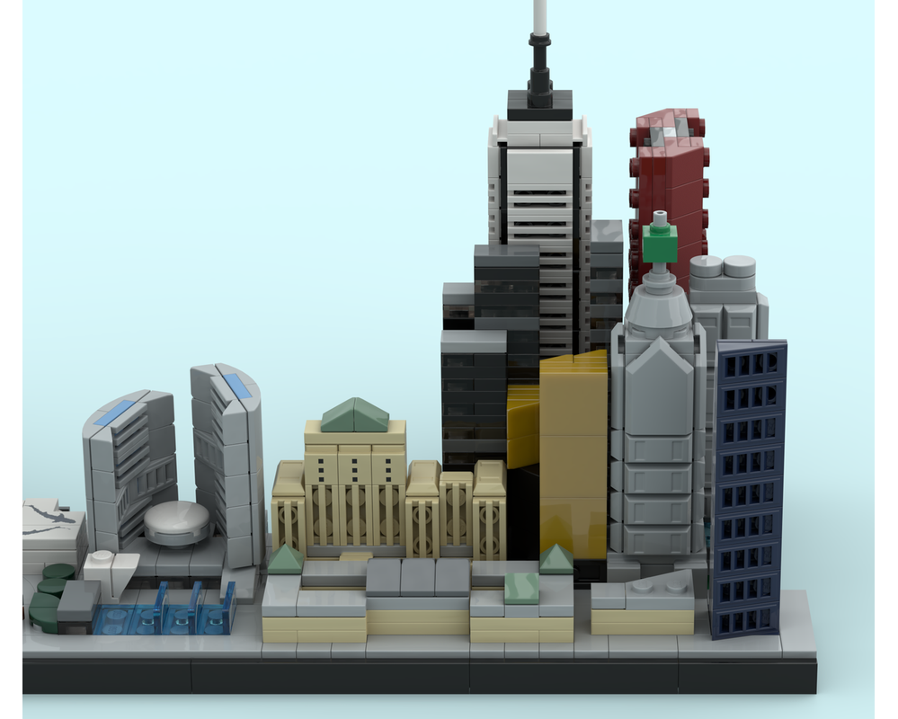 LEGO MOC-220320 City of Toronto Skyline by AtoningUnifex | Rebrickable ...