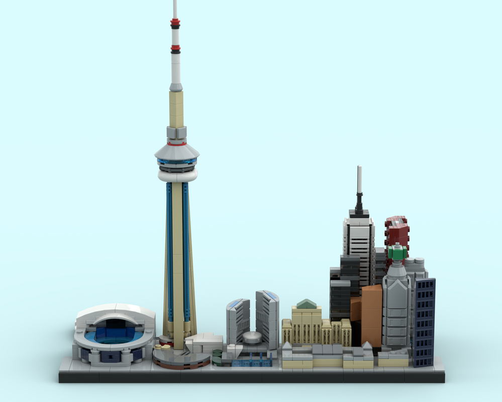 LEGO MOC-220320 City of Toronto Skyline by AtoningUnifex | Rebrickable ...