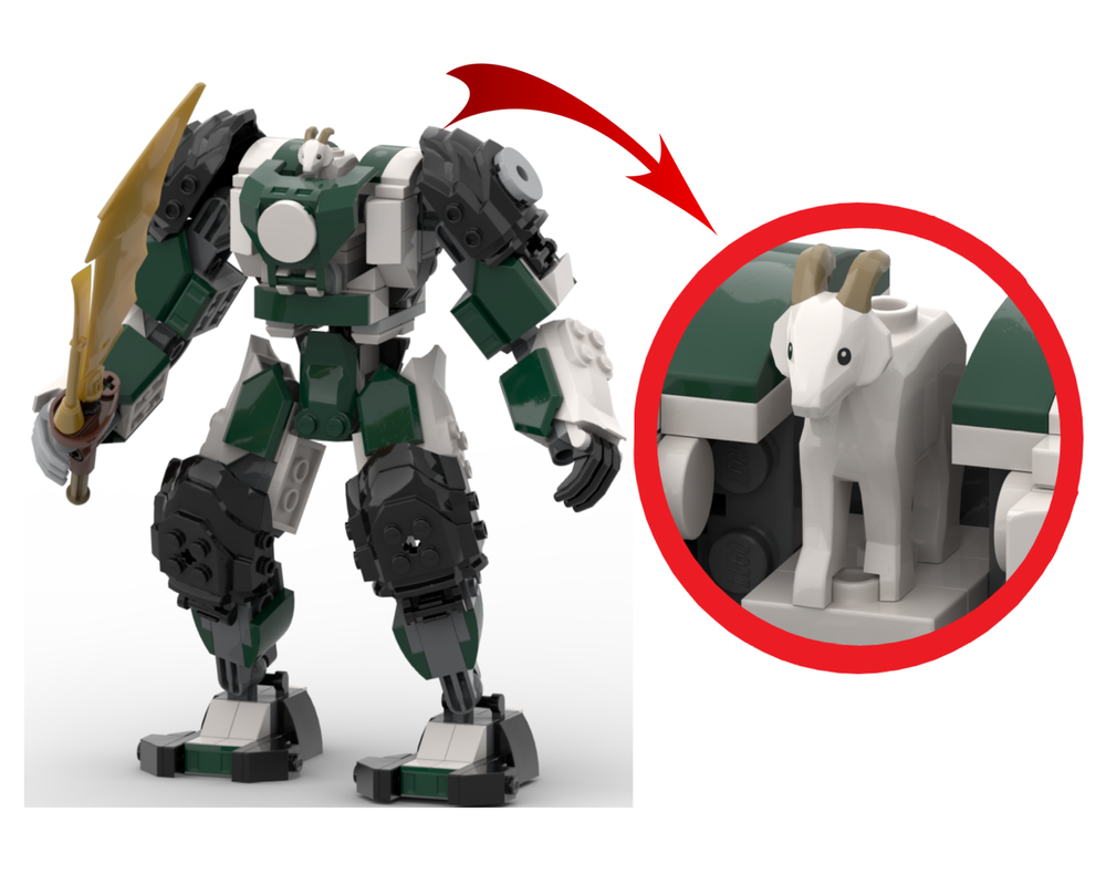 LEGO MOC-220321 Goat Mech by lahzo | Rebrickable - Build with LEGO