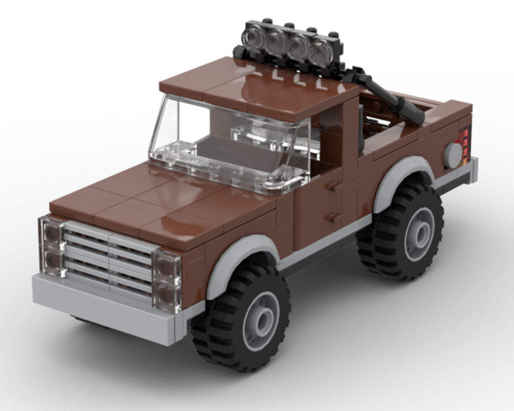 LEGO MOC off-road chevy squarebody by EBbuilds | Rebrickable - Build ...