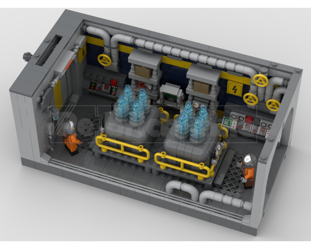 LEGO MOC Fallout Vault 81 Generator Room by AKIRA5000gold | Rebrickable ...